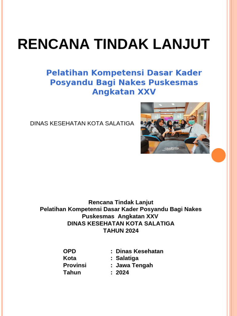 VIVI NOVIKASARI - RTL-Pelatihan Kompetensi Dasar Kader Posyandu Bagi ...