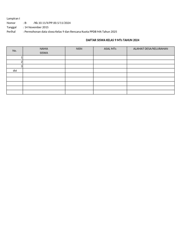 Lamp Disdik 2024 | PDF