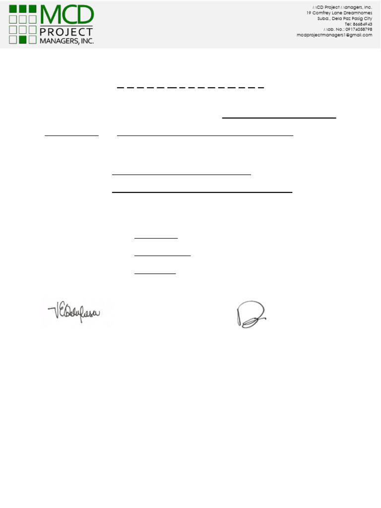 Acknowledgement Receipt - Mark Perez May 2024 | PDF