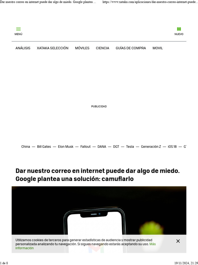Google presenta "Shielded Email" | PDF | Cookie HTTP | Informática