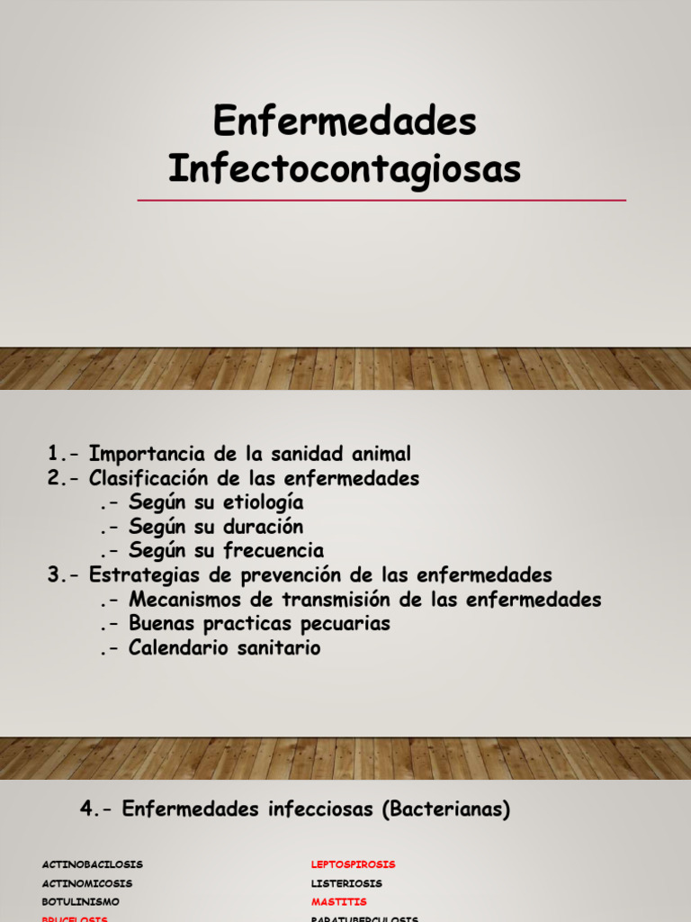 Enfermedades Infectocontagiosas | PDF | Infección | Patógeno