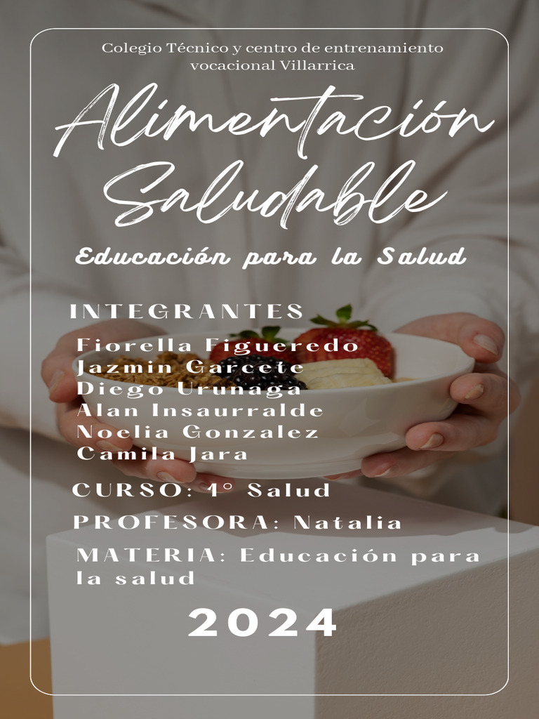 Alimentación Saludable - 20241119 - 223709 - 0000 | PDF | Alimentos | Fruta