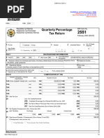 Filling Out BIR Form 2551Q Guide | PDF | Tax Rate | Fiscal Year