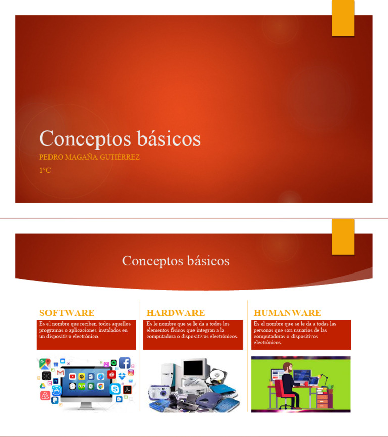 Conceptos Básicos: Software, Hardware y Humanware | PDF