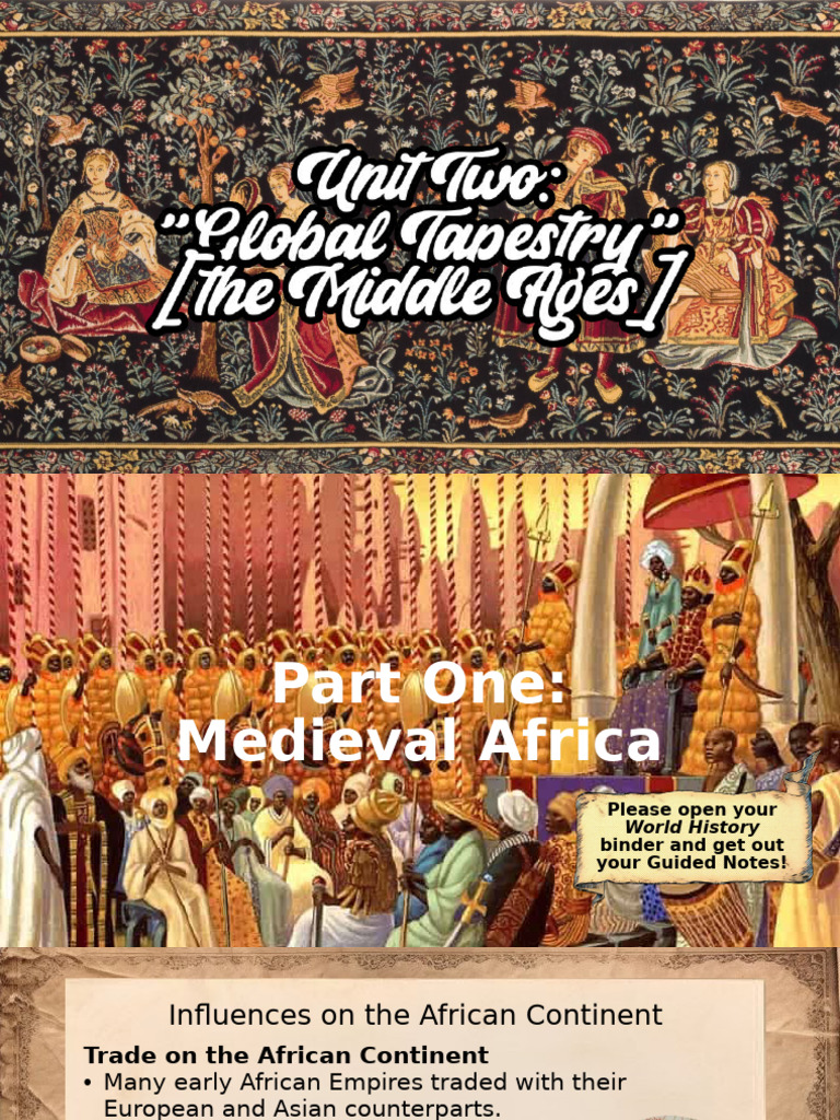 Part#1 Medieval Africa Power Point Presentation | PDF | History