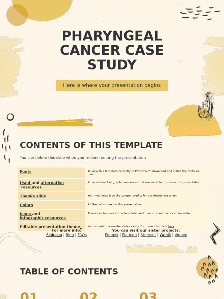 Pharyngeal Cancer Case Study by Slidesgo | PDF | Medical Diagnosis ...