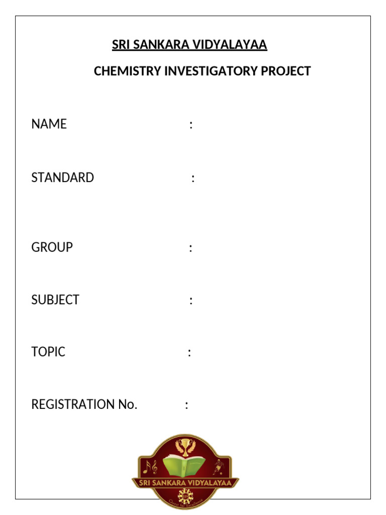 Modified GR 12 Project Cover Page BIOLOGY Final-1 | PDF | Career & Growth
