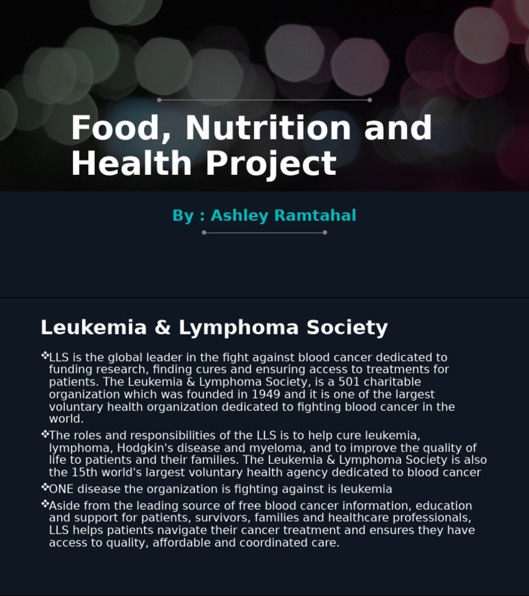 Food, Nutrition and Health Project 2021 | PDF