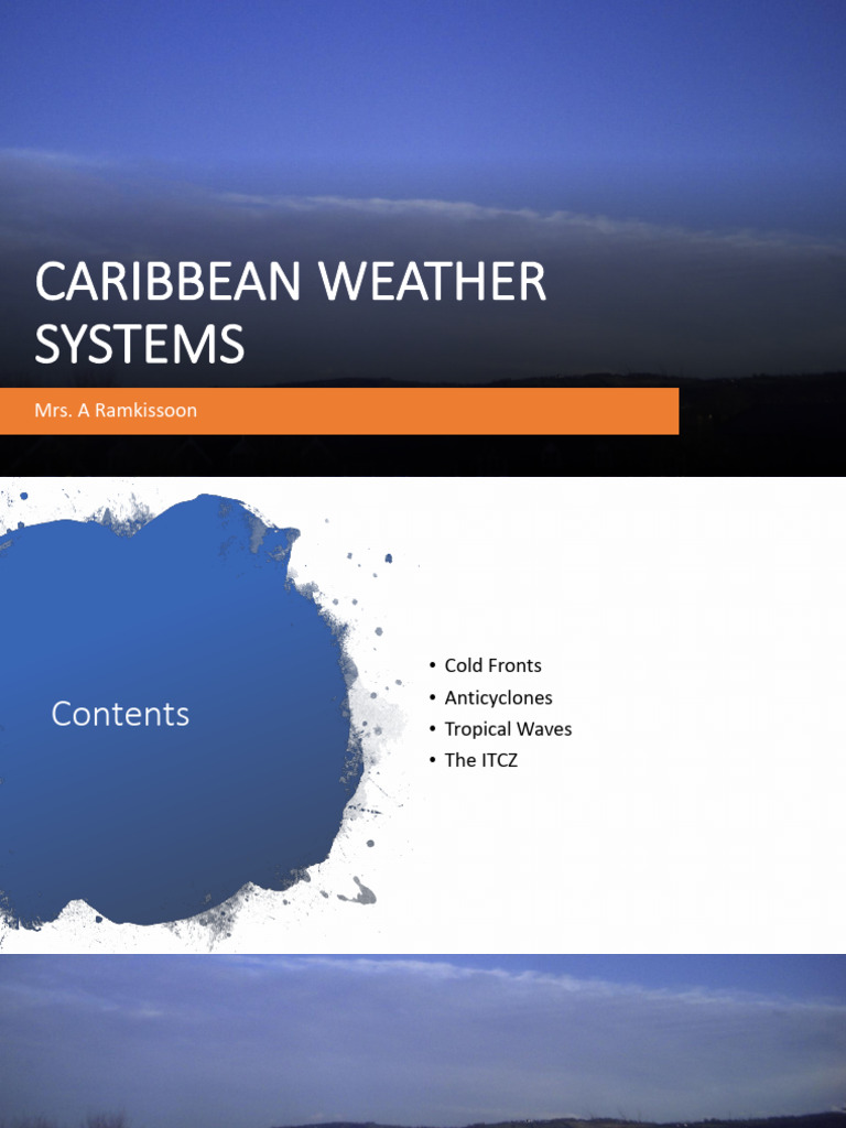 Caribbean Weather Patterns Explained | PDF | Tropical Meteorology ...