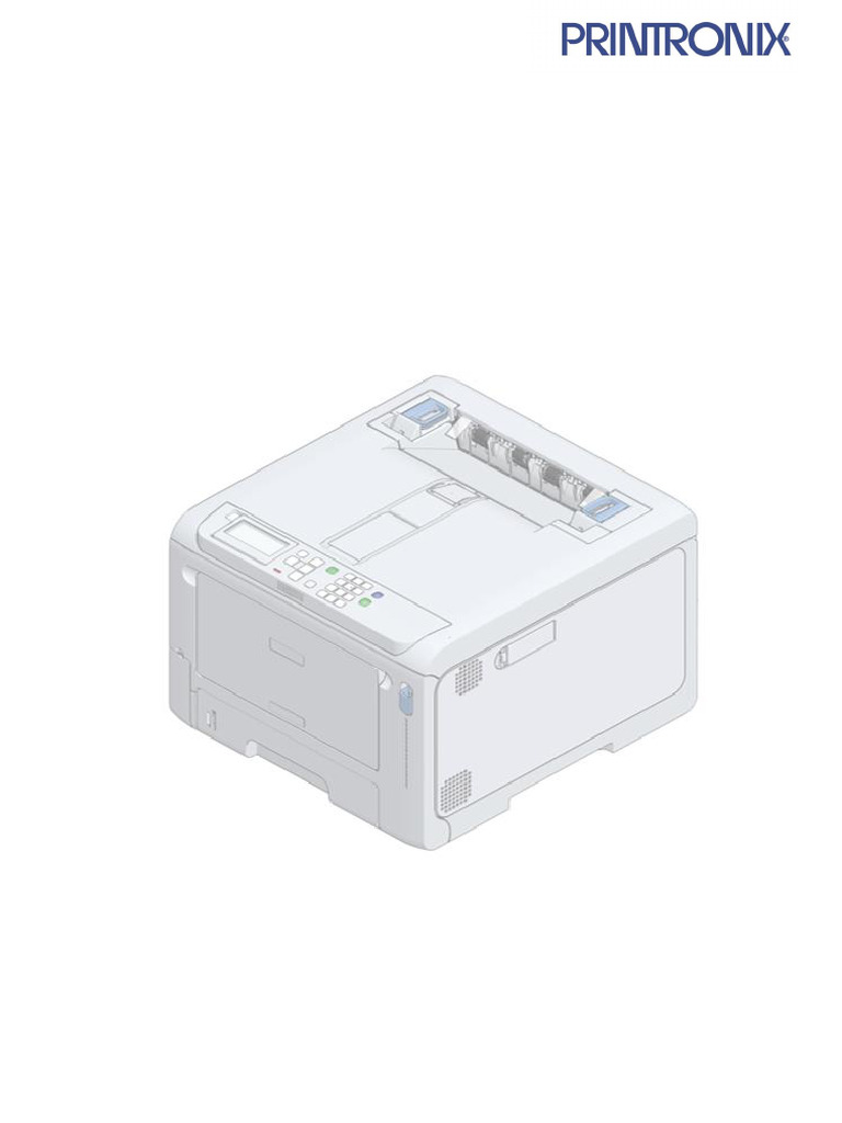 Printronix LP654C Users Manual | PDF | Printer (Computing) | Menu (Computing)