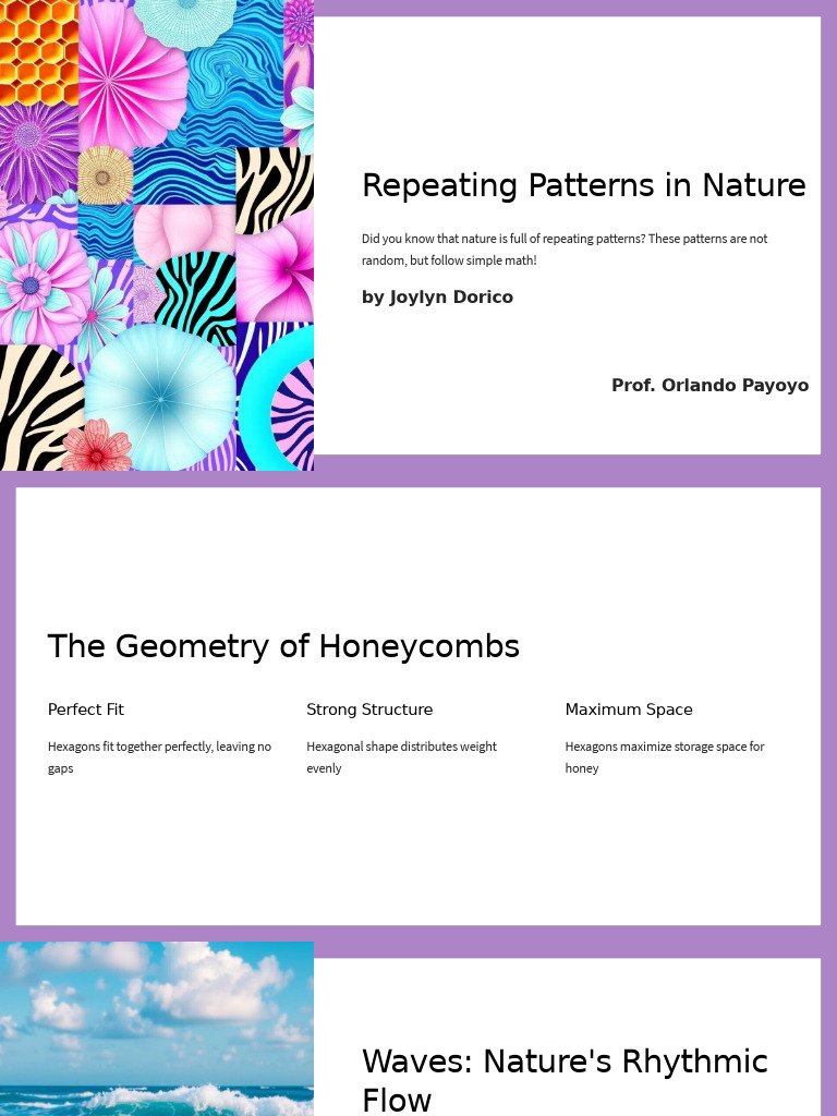 Repeating Patterns in Nature | PDF | Science & Mathematics | General Fiction