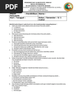 Soal Pendidikan Pancasila Kelas 5 Bab 1 Kurikulum Merdeka | PDF