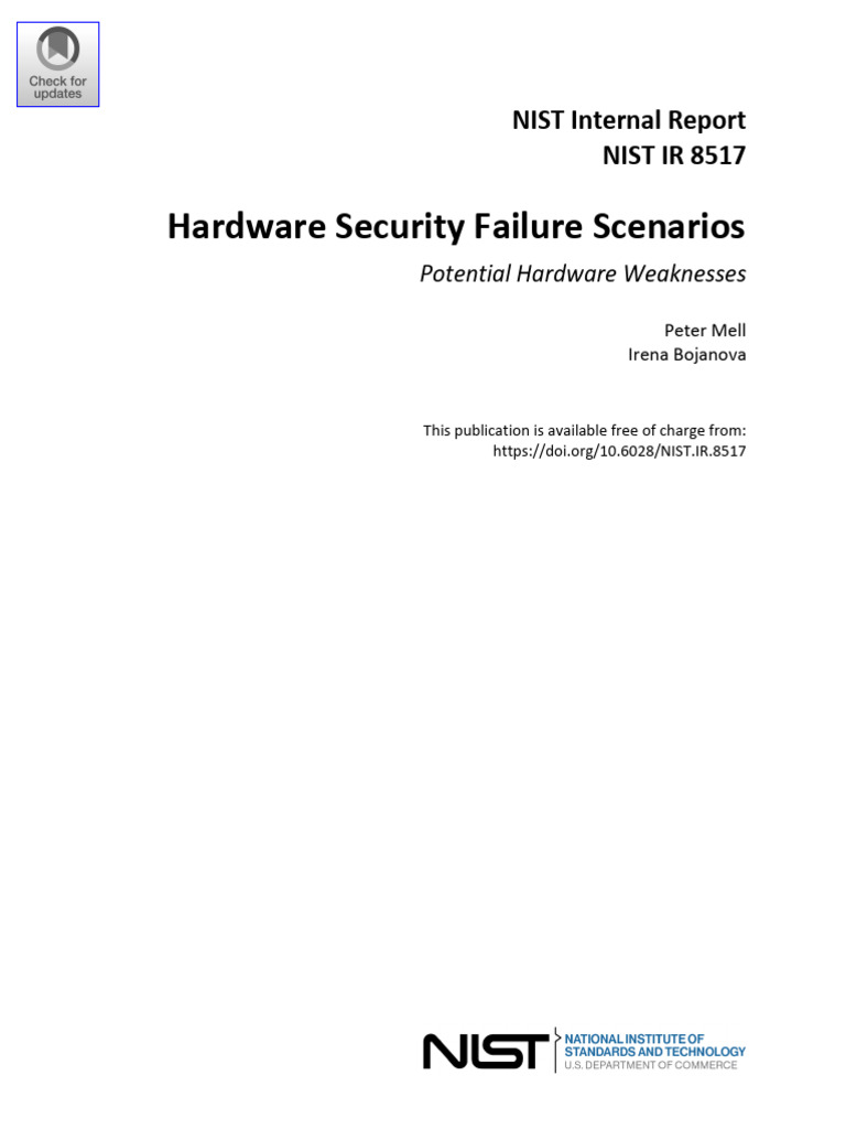 Nist Ir 8517 | PDF | Computer Security | Security
