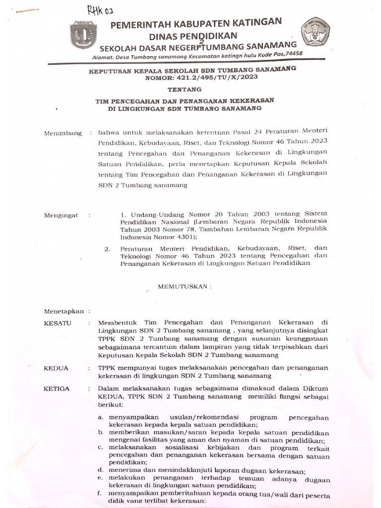 RHK 2 Menejerial | PDF