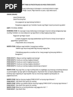 Scouting EMCEE Script | PDF