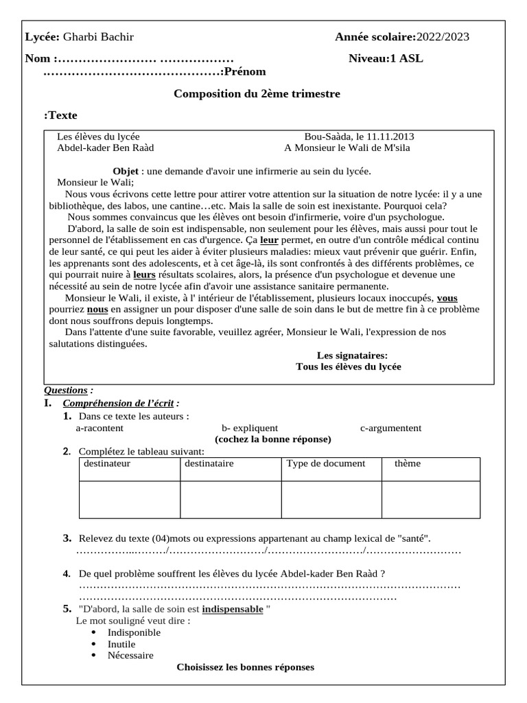 1as Lettre Ouverte | PDF