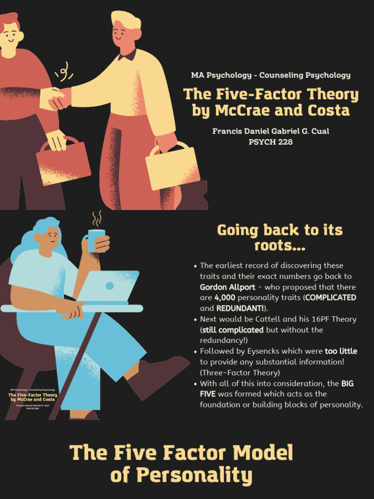 FIVE-FACTOR Theory Report by Francis Cual | PDF | Psychology ...