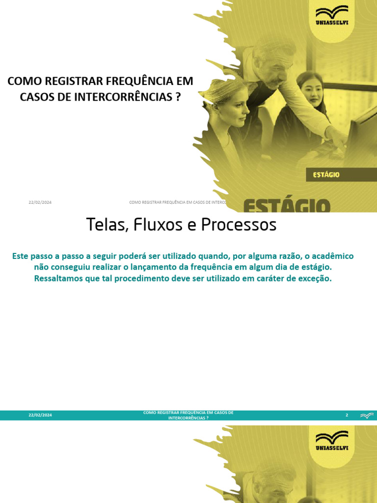 Como Registrar FrequaŠncia em | PDF | Informática