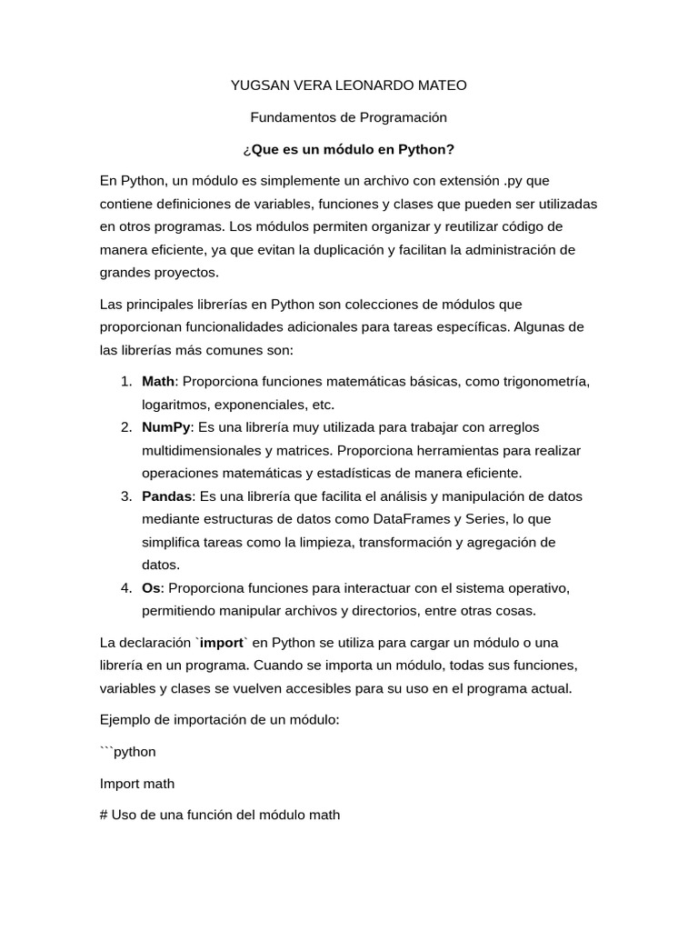 Investigación - 2 | PDF | Python (lenguaje de programación) | Desarrollo de software