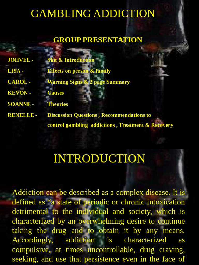Understanding Gambling Addiction Symptoms | PDF | Problem Gambling ...