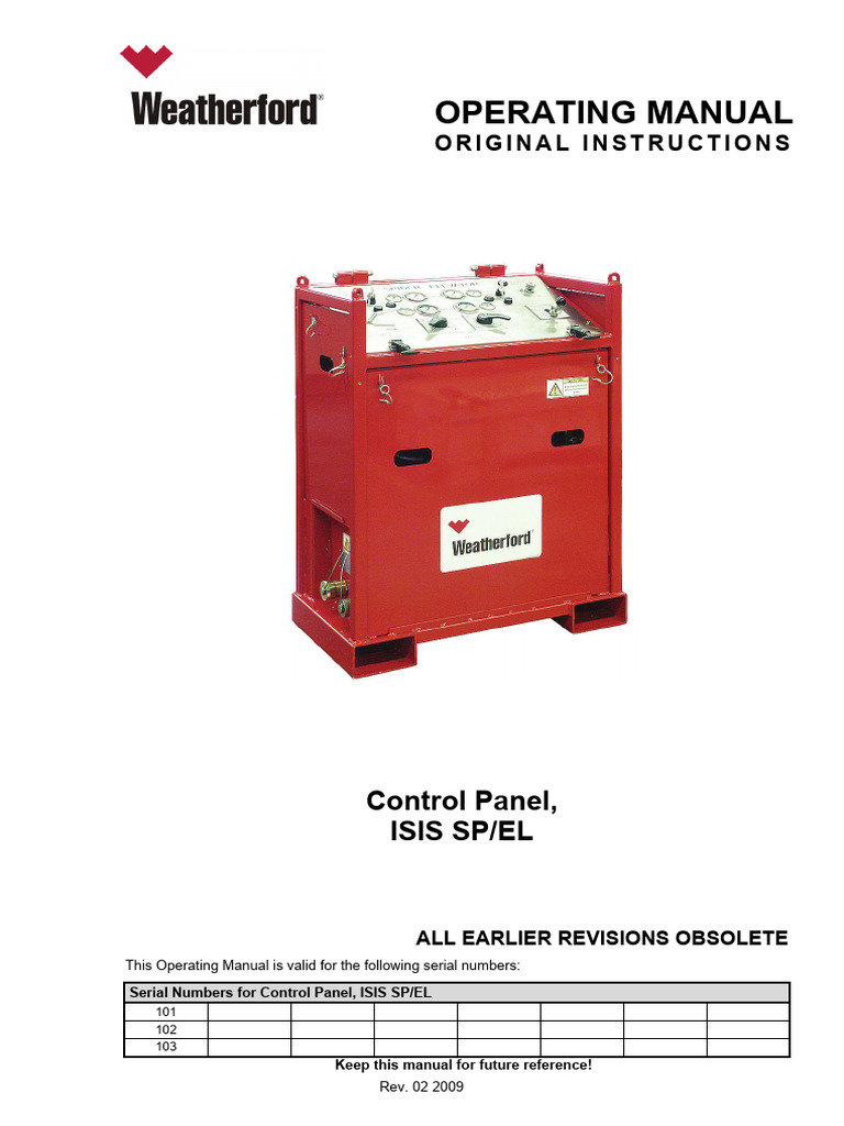 ISIS SP/EL Control Panel Manual | PDF | Elevator