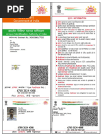 Sample Aadhaar Sanjay | PDF