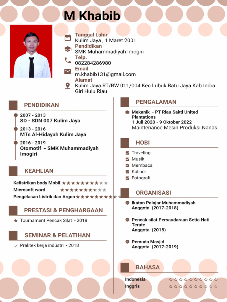 CV Bagus | PDF