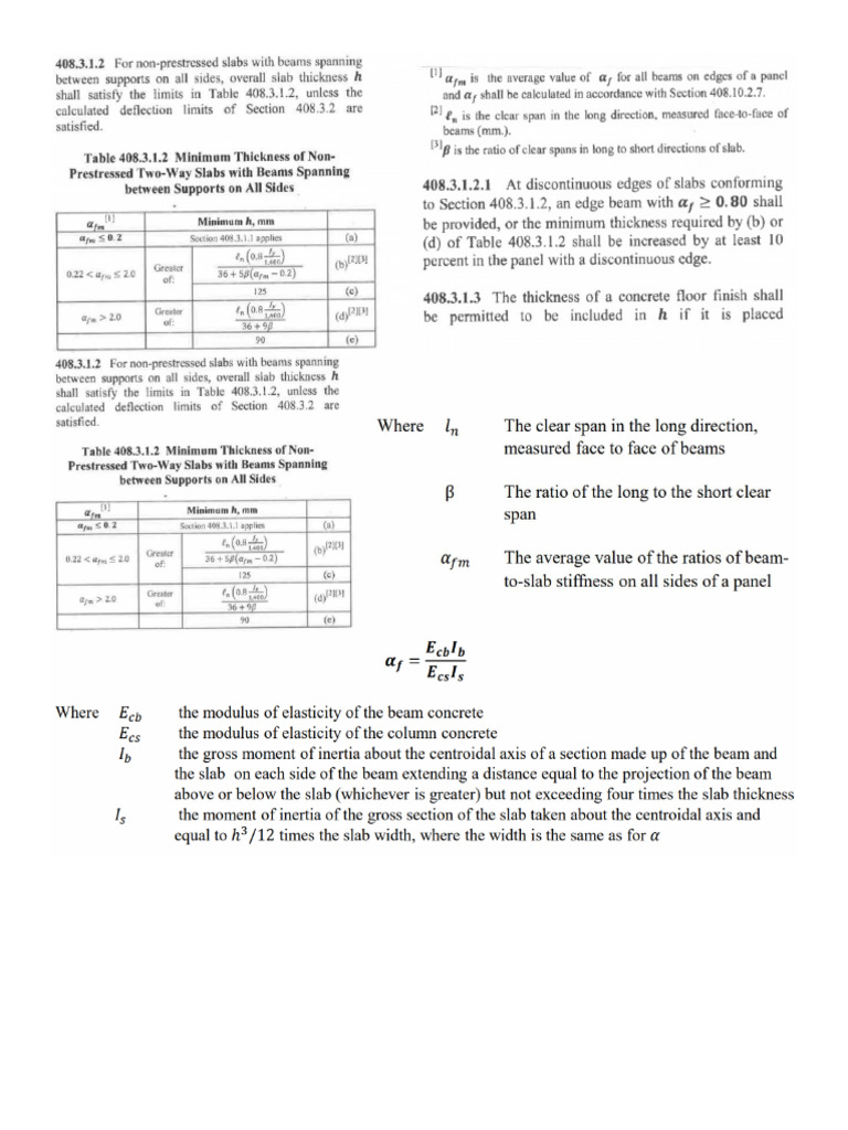 Two Way Slab - NSCP | PDF