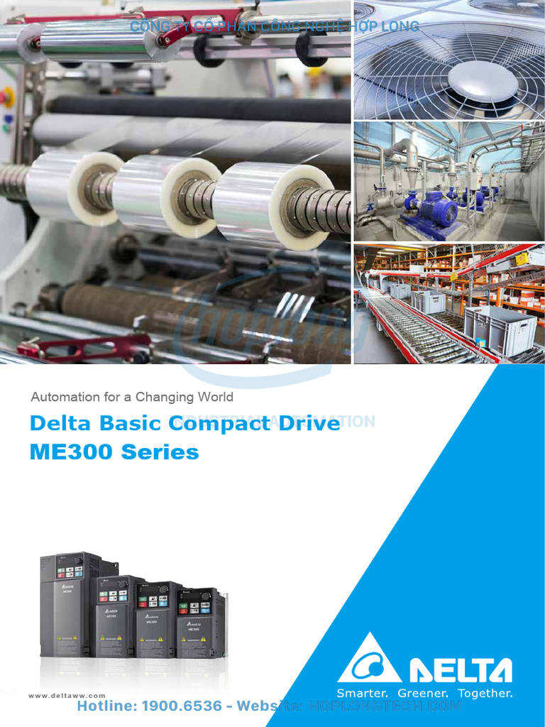 Delta ME300 Compact Drive Overview | PDF | Electric Motor | Power Inverter