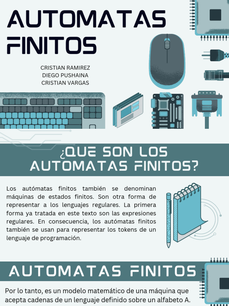 Automatas Finitos - Compilaodres | PDF | Informática | Ciencias de la ...