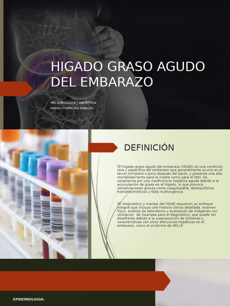 Hígado Graso Agudo en Embarazo: Guía Clínica | PDF | El embarazo ...