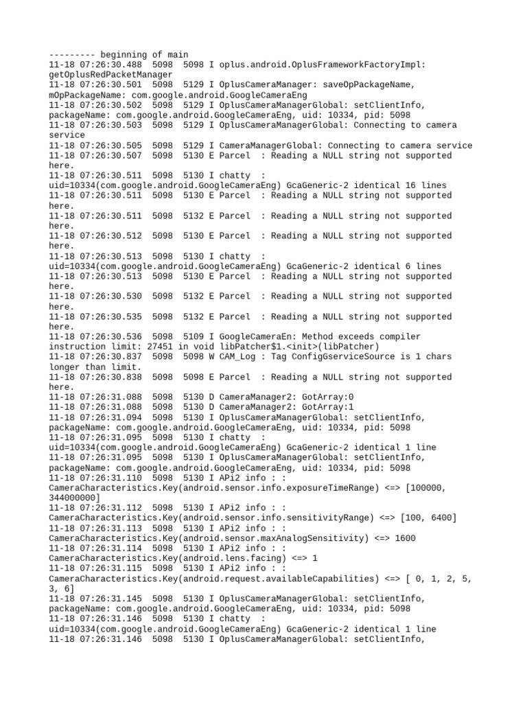 Log Cat 1731889590315 | PDF | Software | Computer Engineering