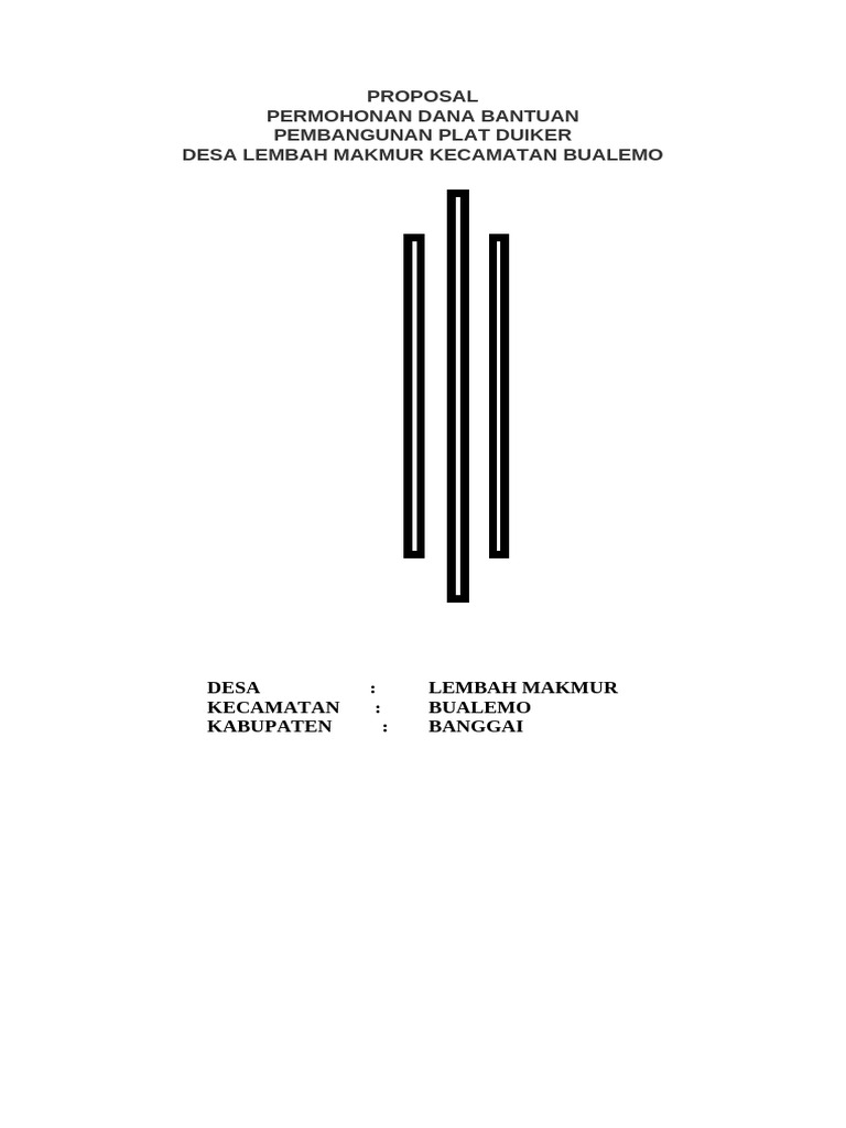 Proposa Plat Deker | PDF | Griya & Taman