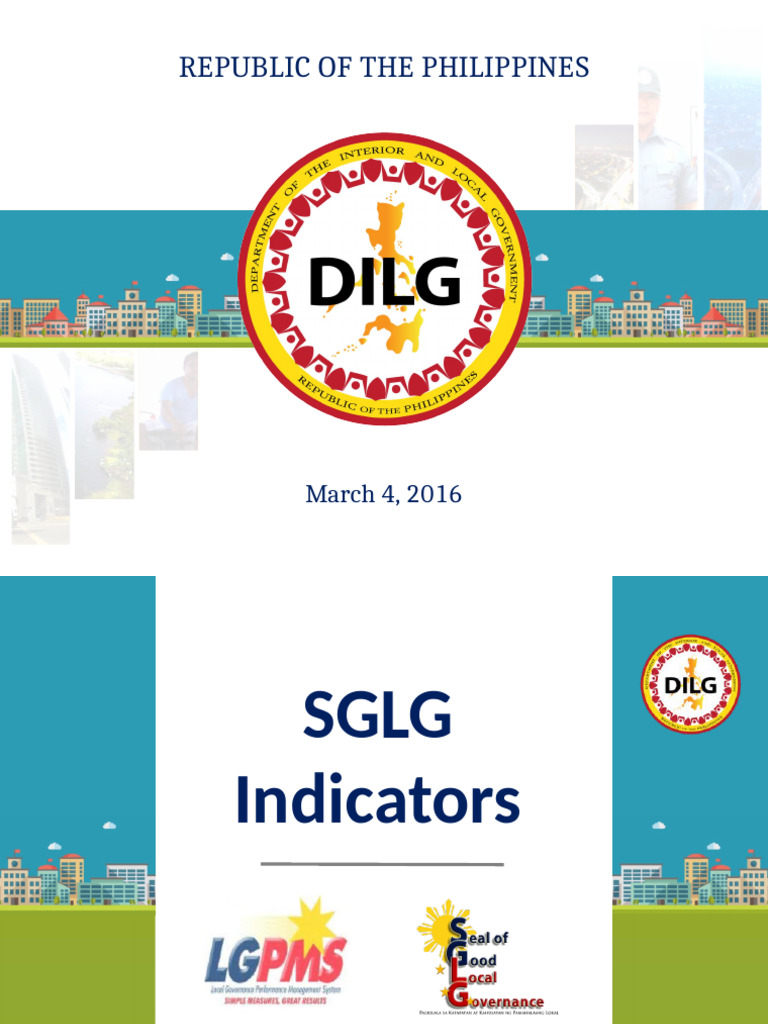 4 SGLG Indicators | PDF | Emergency Management | Safety