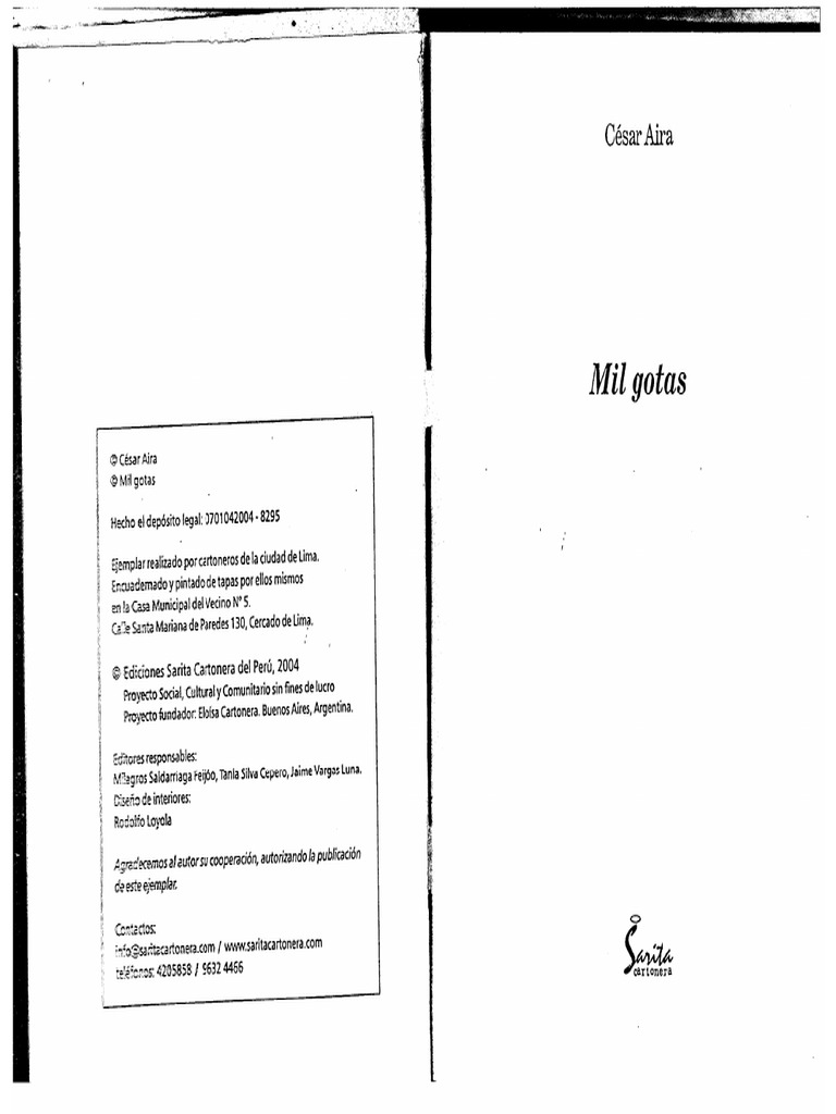 Aira Mil Gotas | PDF