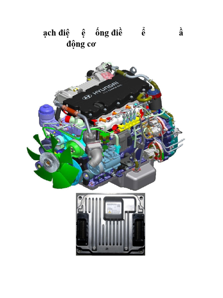 Hyundai D4GA Engine Control Diagram | PDF