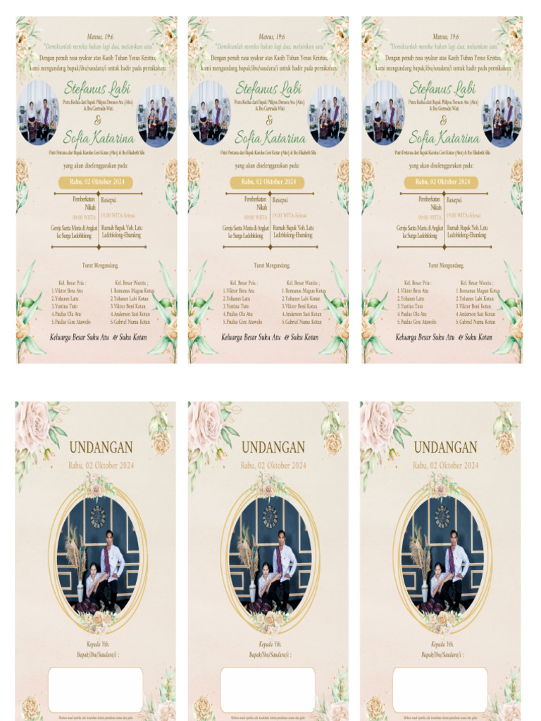 Undangan Pernikahan | PDF