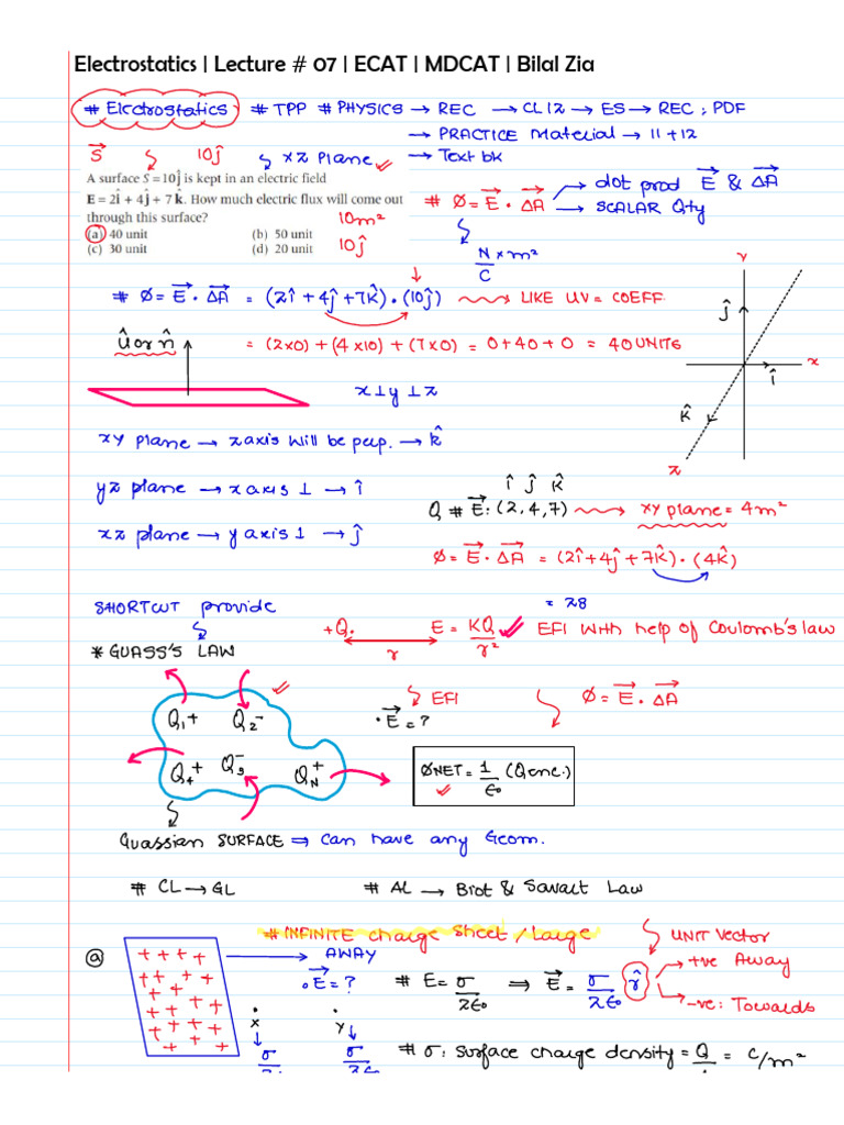 Electrostatics Problems & Solutions | PDF | Social Science | Science & Mathematics
