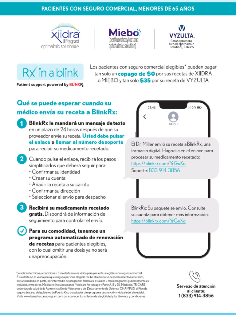 Mbo.0154.Usa.24 Blinkrx Commercial Patient Tearpad Spanish | PDF ...