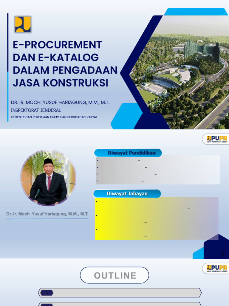 Eproc Dan e Katalog Konstruksi | PDF