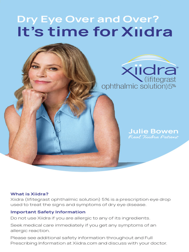 Xiidra Patient Brochure | PDF | Prescription Drugs | Medicare (United ...