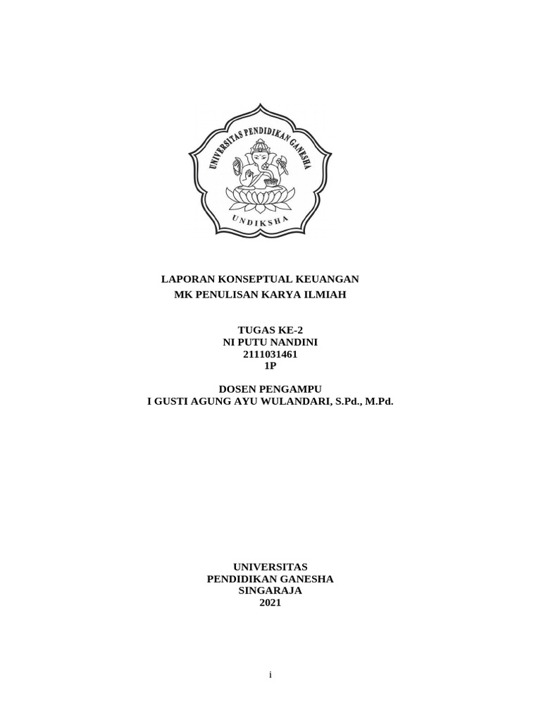 Ni Putu Nandini - Tugas 2 | PDF
