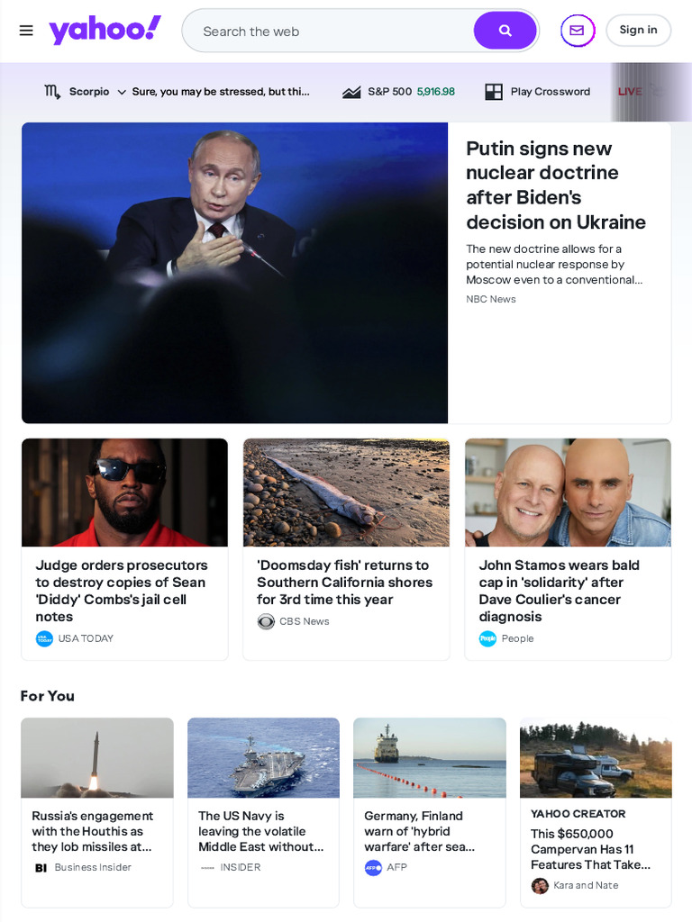 Yahoo Mail, Weather, Search, Politics, News, Fin | PDF