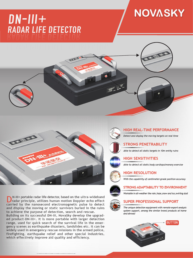 Novasky Life Radar Detector-Dn-Iii+ | PDF | Radar | Ultra Wideband