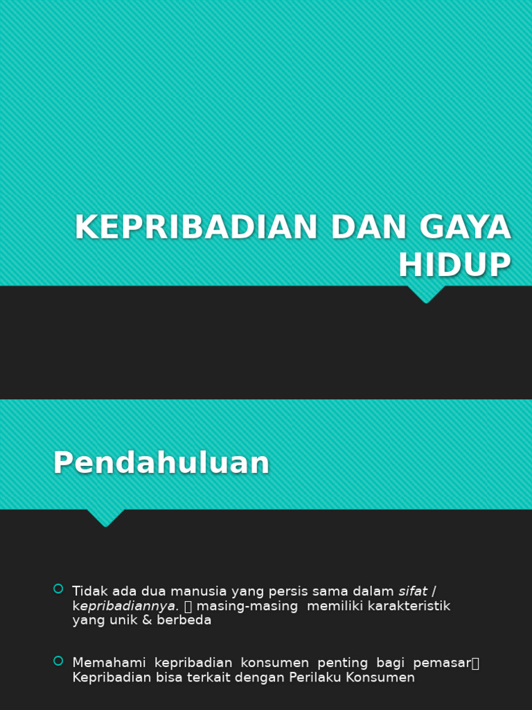 Sesi 6 - KEPRIBADIAN DAN GAYA HIDUP | PDF | Karier & Perkembangan | Pengembangan Diri