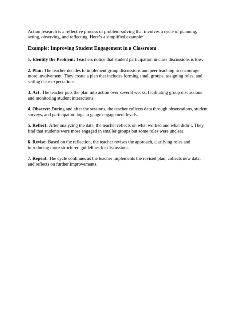 Action Research Method | PDF