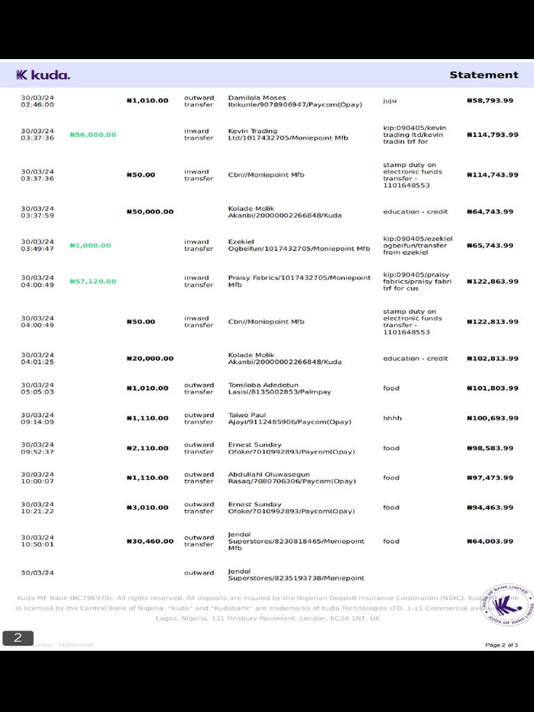 Customer Statement | PDF | Computers