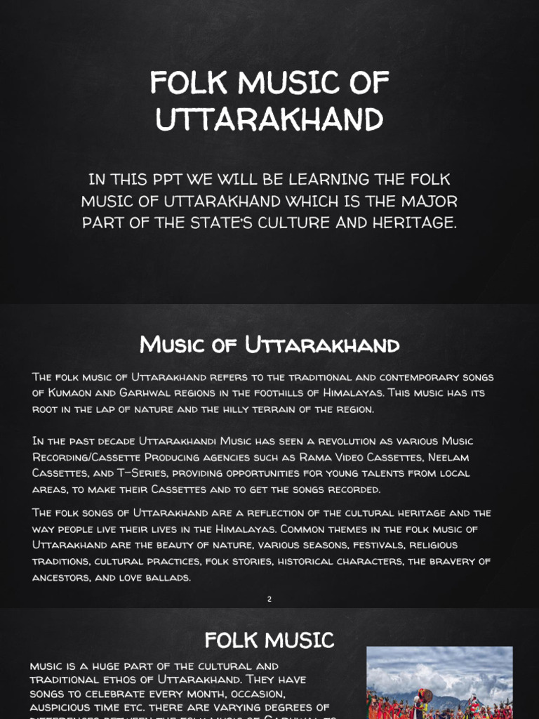 Folk Music of Uttarakhand Overview | PDF | Folk Music