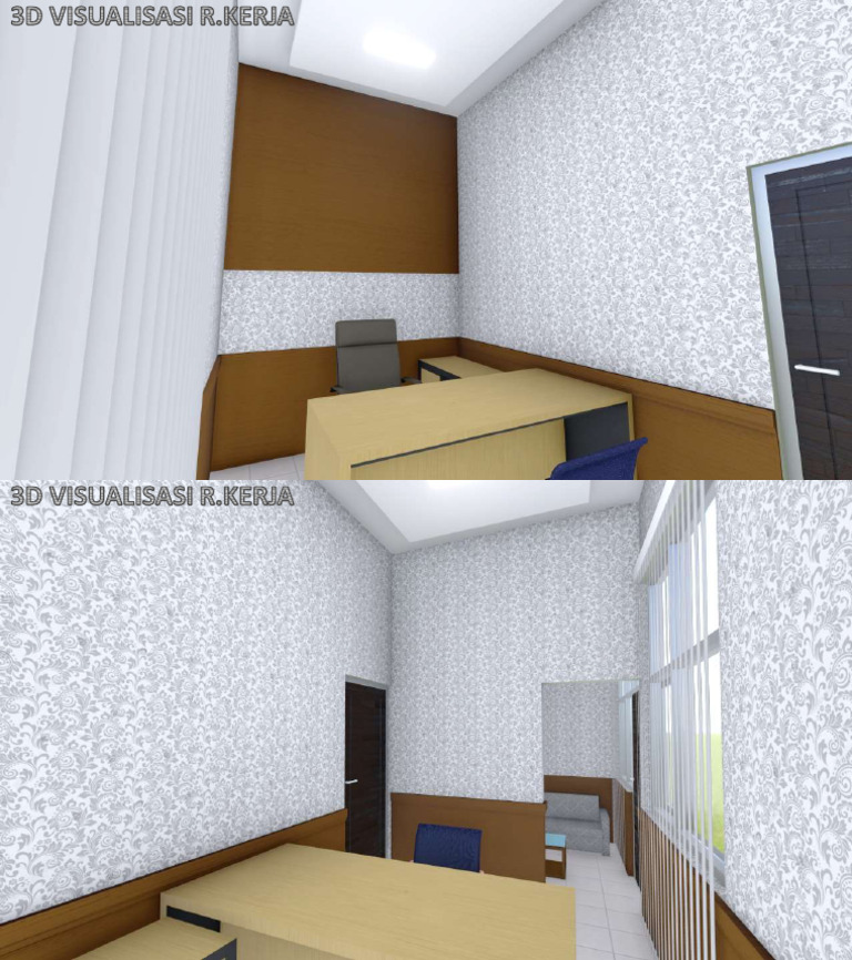 3D Perencanaan Ruang Kerja | PDF