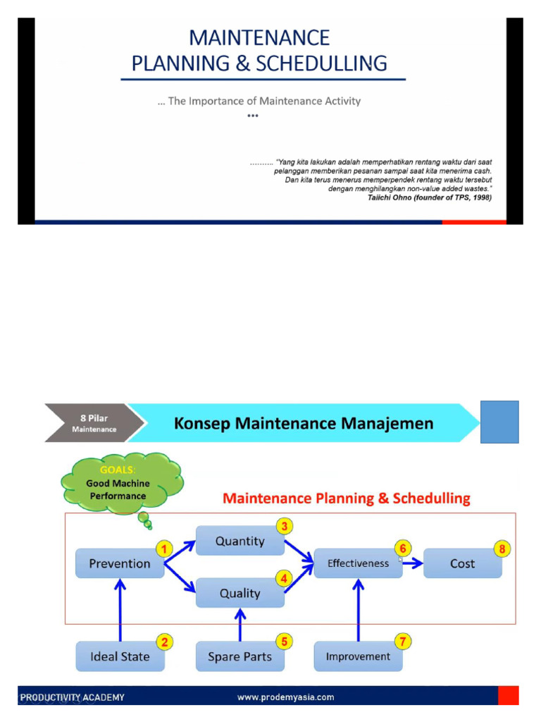 Maintenance Planning | PDF